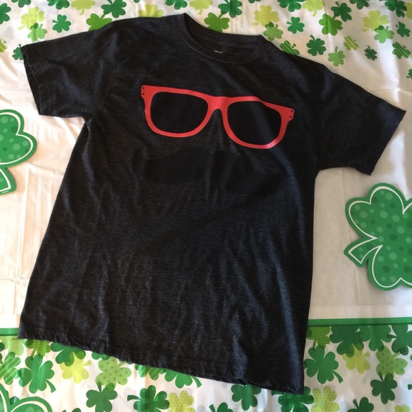 Savvy | Shirts | Savvy Glasses Mustache Tshirt | Poshmark